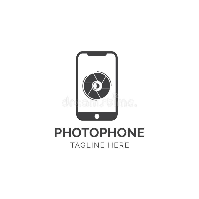 Photo Phone Logo Template Design Stock Vector - Illustration of social ...