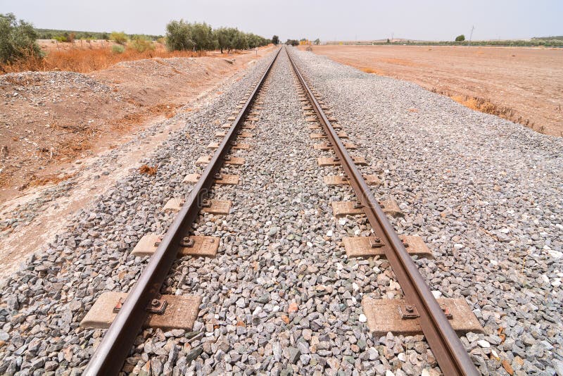 Train Rail Road stock image. Image of transport, transit - 135437785