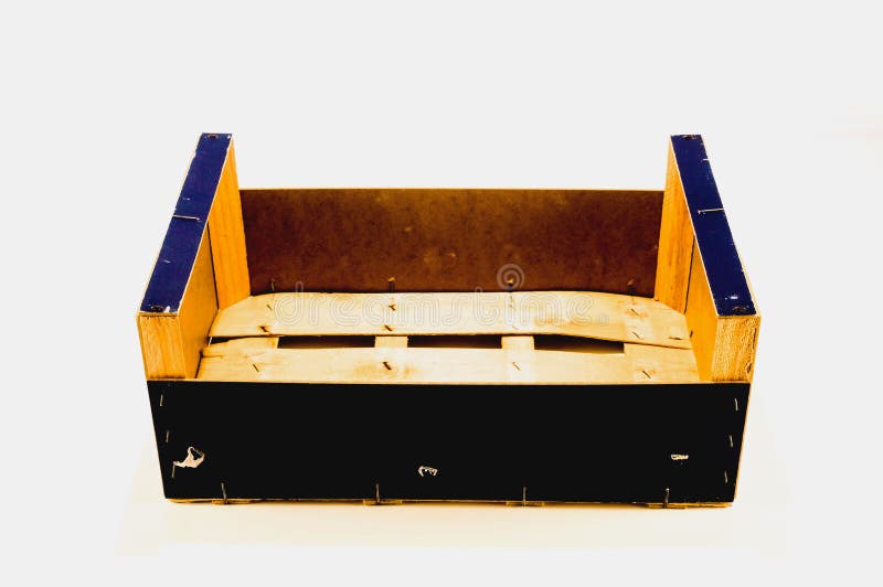 Empty Fruit Crate Box stock photo. Image of organic - 114822718
