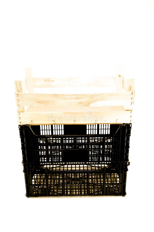 Empty Fruit Crate Box stock photo. Image of apples, natural - 168764186