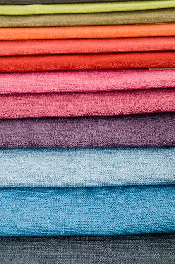 Samples of colored cloth stock image. Image of cotton - 118951723