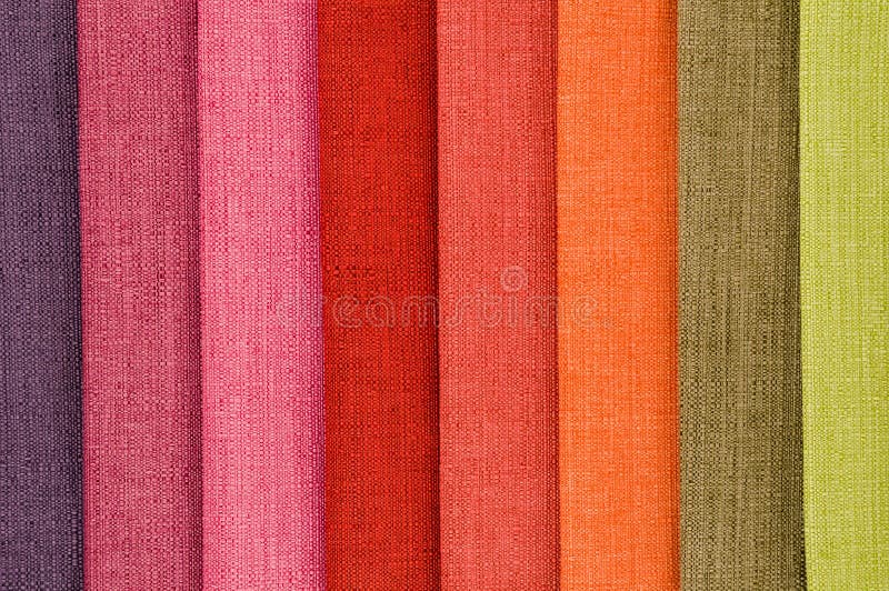 Samples of colored cloth stock image. Image of decoration - 119332163