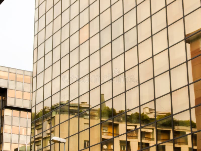 Building Windows with Reflection Stock Image - Image of windows ...