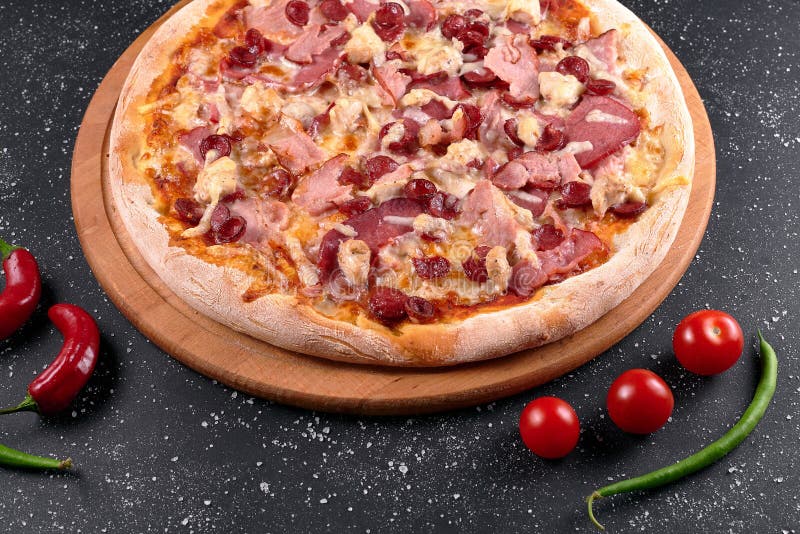 Photo of Pizza on the Table Stock Image - Image of cook, gourmet: 262113095