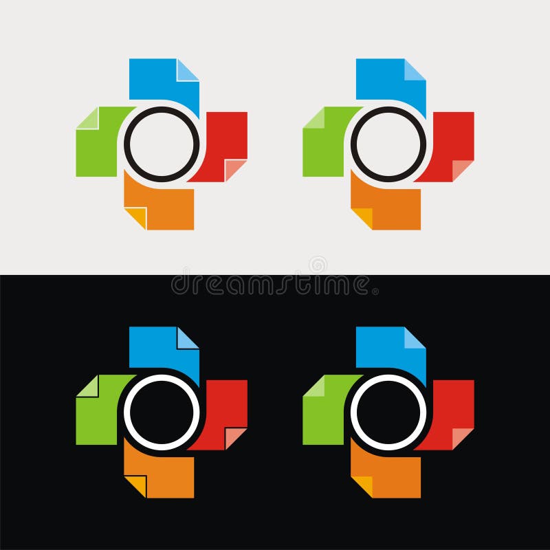 Photo Pls Logo Design stock vector. Illustration of camera - 241911338