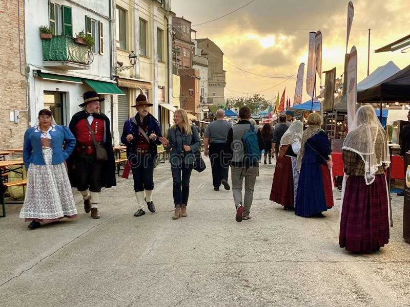 Pilgrims Visiting the Italian Town of Loreto, Italy Editorial Stock ...