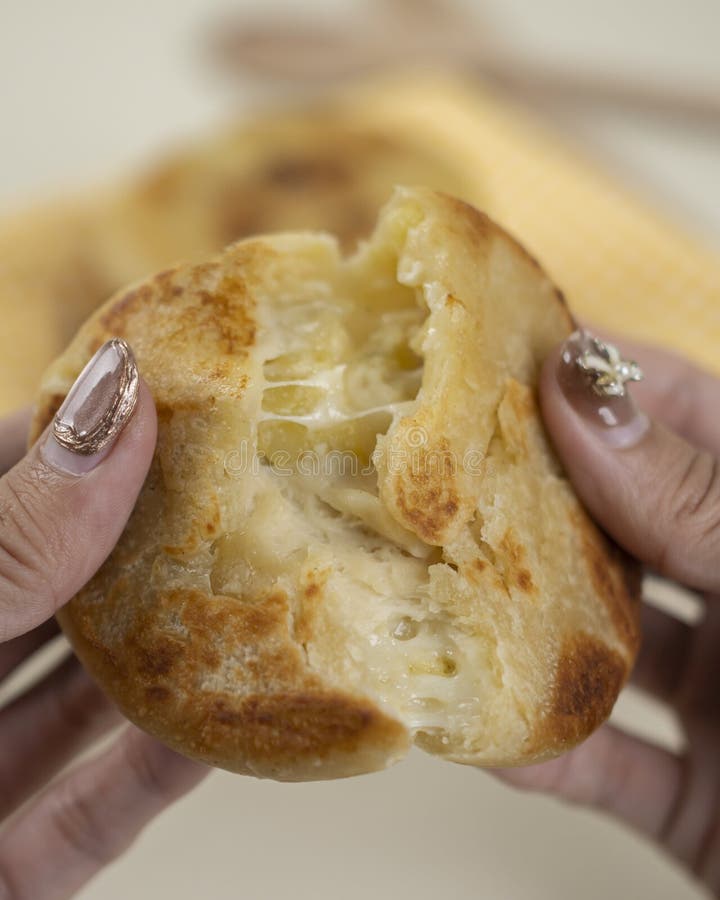 Photo of Potato Cheese Bread Stock Image - Image of dairy, cheese: 363579215