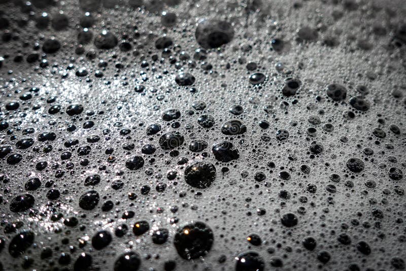 Puddle Water with Bubble stock photo. Image of design - 207069838