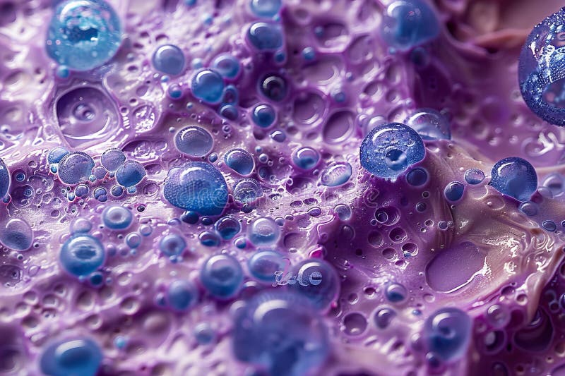 Photo of a Purple Wall with Tiny Bubbles on it, Captured Under an ...