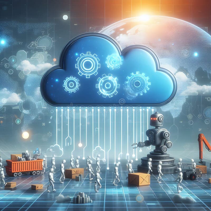 Photo Realistic As Cloud Computing Service Models with SaaS PaaS and ...