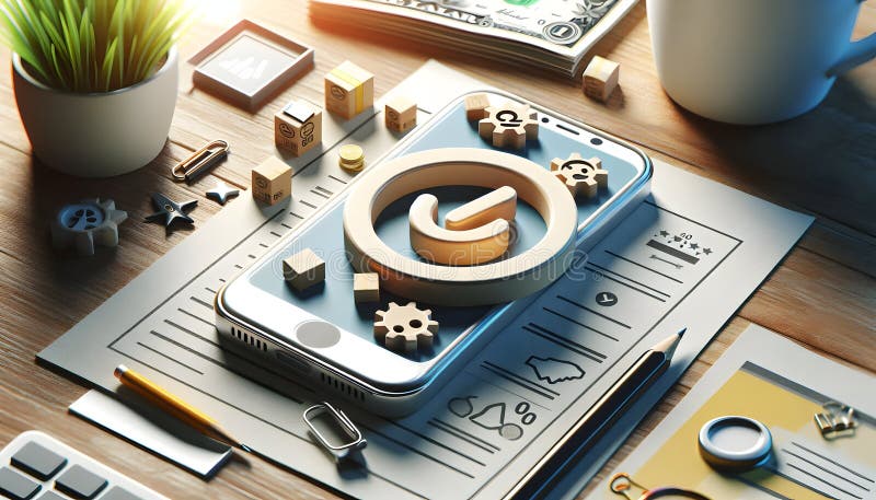 Photo Realistic As Customer Satisfaction Symbol with Copy Space for ...