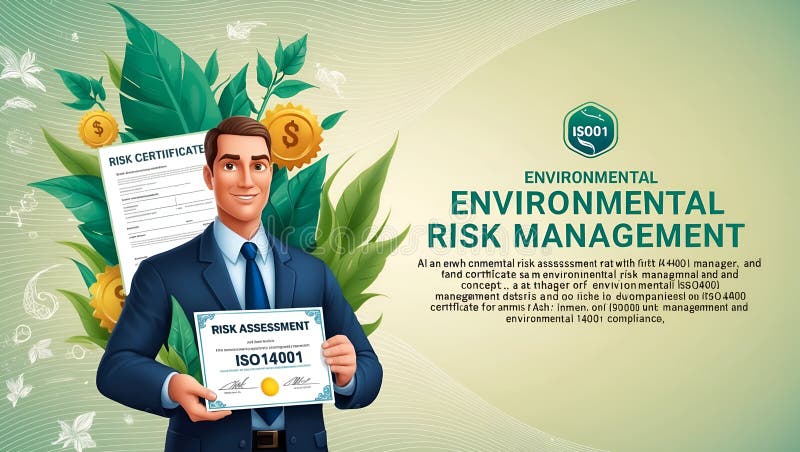 Photo Realistic As Environmental Risk Manager with Risk Assessment and ...