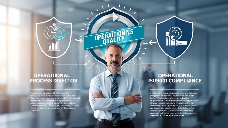 Photo Realistic As Operations Director with Process Flow and Shield ...