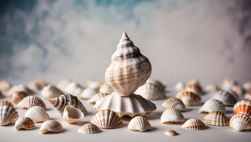 Photo Realistic As Unique Shell among Common Shells Concept As a Single ...