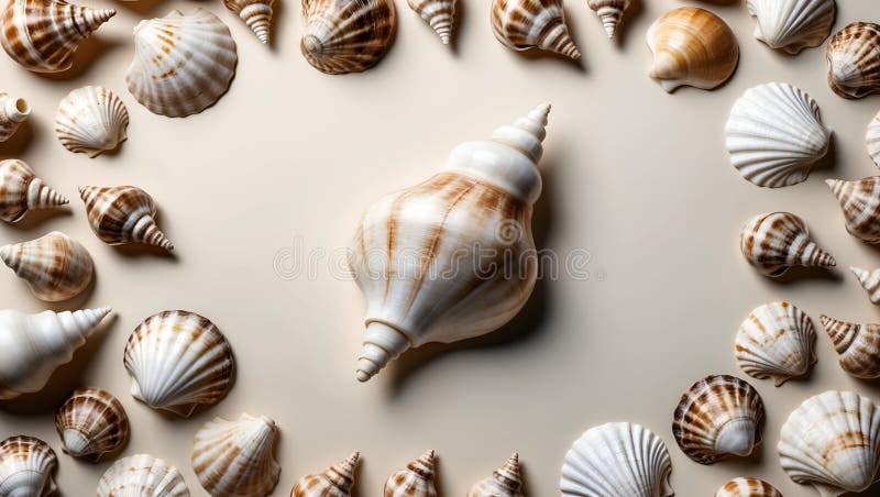 Photo Realistic As Unique Shell among Common Shells Concept As a Single ...