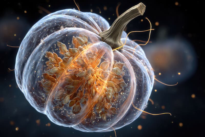 Pumpkin Revealing Seeds Stock Illustrations – 1,071 Pumpkin Revealing ...