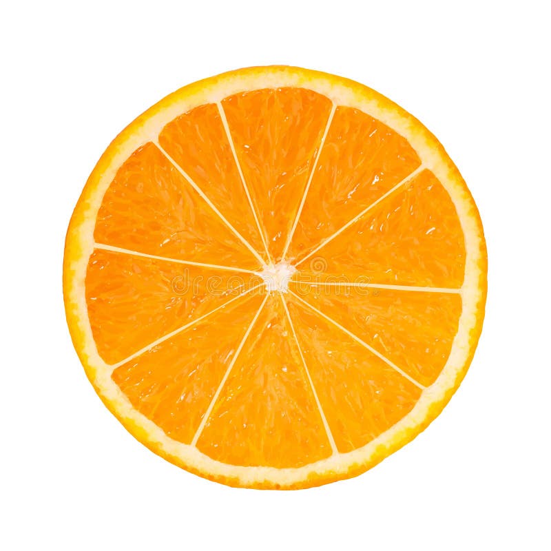 Orange Slice Filled Outline Icon, Line Vector Sign, Linear Colorful Pictogram Isolated on White ...