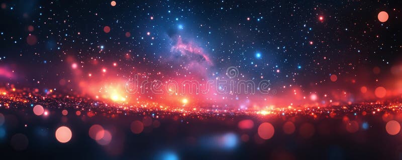Photo-realistic Time-lapse Astro Scene with Vibrant Bokeh Effect ...