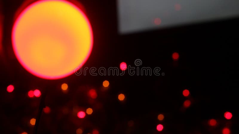 Photo of Red Light Using Blur Lens Stock Photo - Image of signage, blur ...