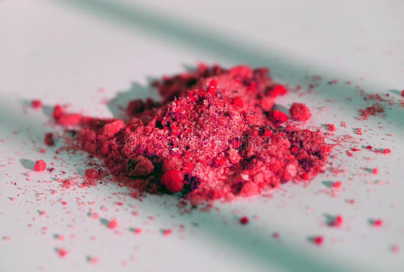 Photo of Red Salt Illuminated by the Sun Stock Image - Image of unusual ...