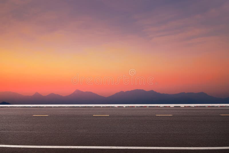 Photo of Road Floor View Mountain. Stock Photo - Image of nature ...