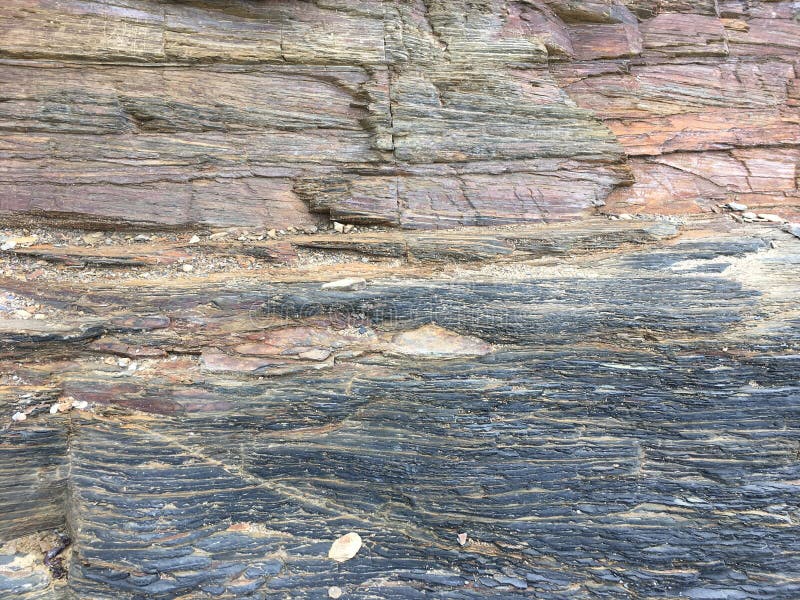 Patterns in a Rock. Minerals Stock Image - Image of rock, formation ...