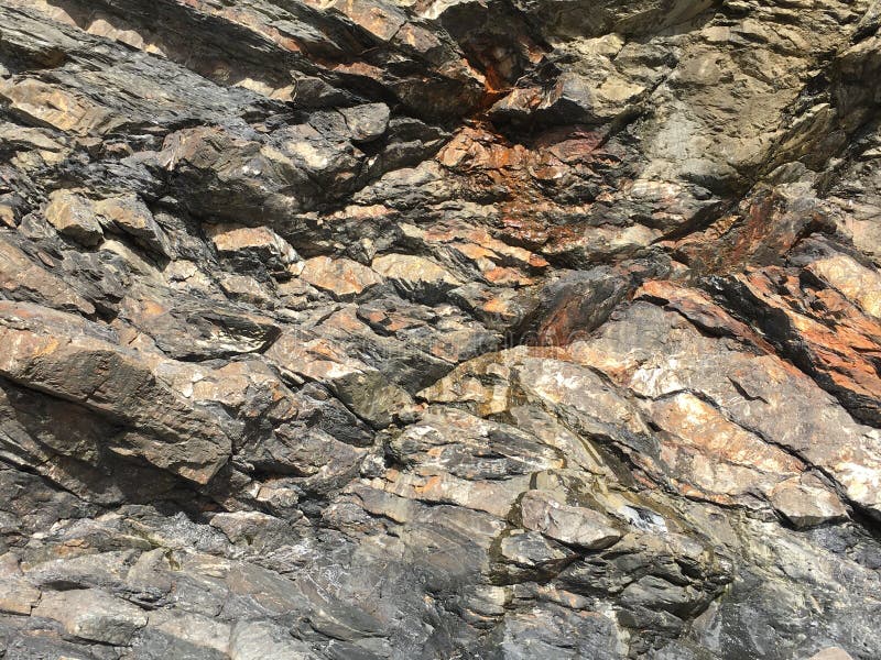 Patterns in a Rock. Minerals Stock Photo - Image of igneous, escarpment ...