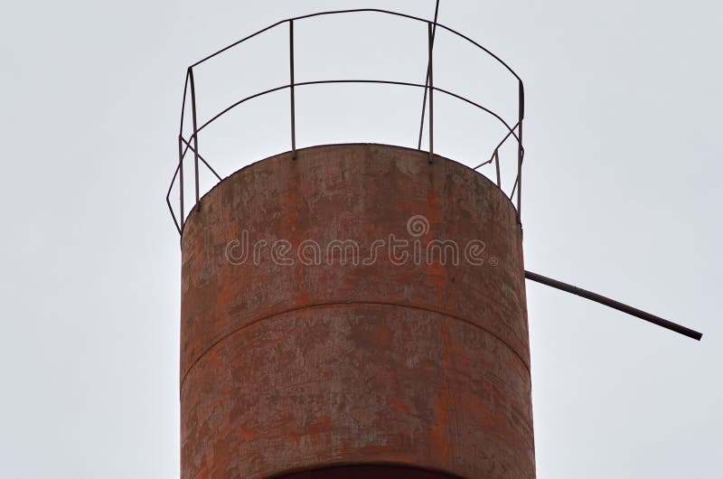 Photo of Rusty Metal Water Tower Stock Photo - Image of building ...