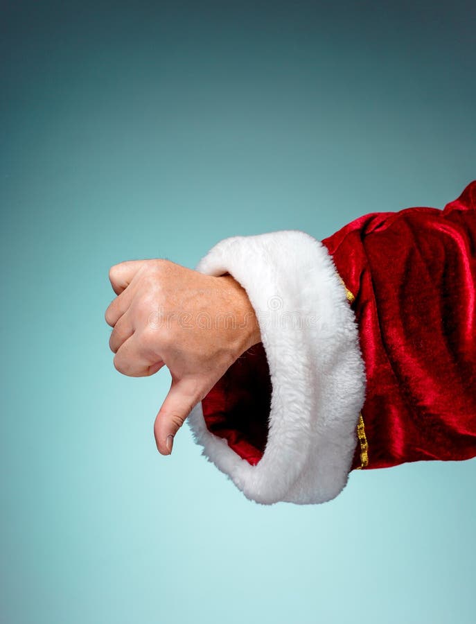 Photo of Santa Claus Hand in Gesture of a Handshake Stock Image - Image ...