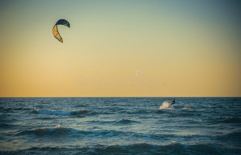 Photo Sea surfer far stock photo. Image of motion, space - 40155458