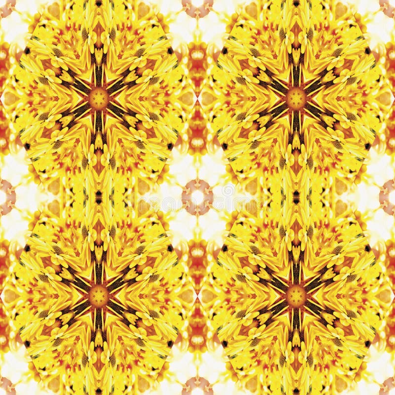 Photo Seamless Pattern of Flowers Abstract Floral Ornament. Stock ...