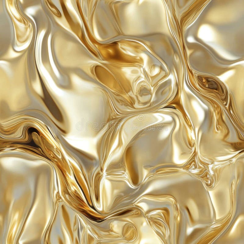 Photo of a Seamless Polished Brass Texture, Golden Tones Stock Image ...