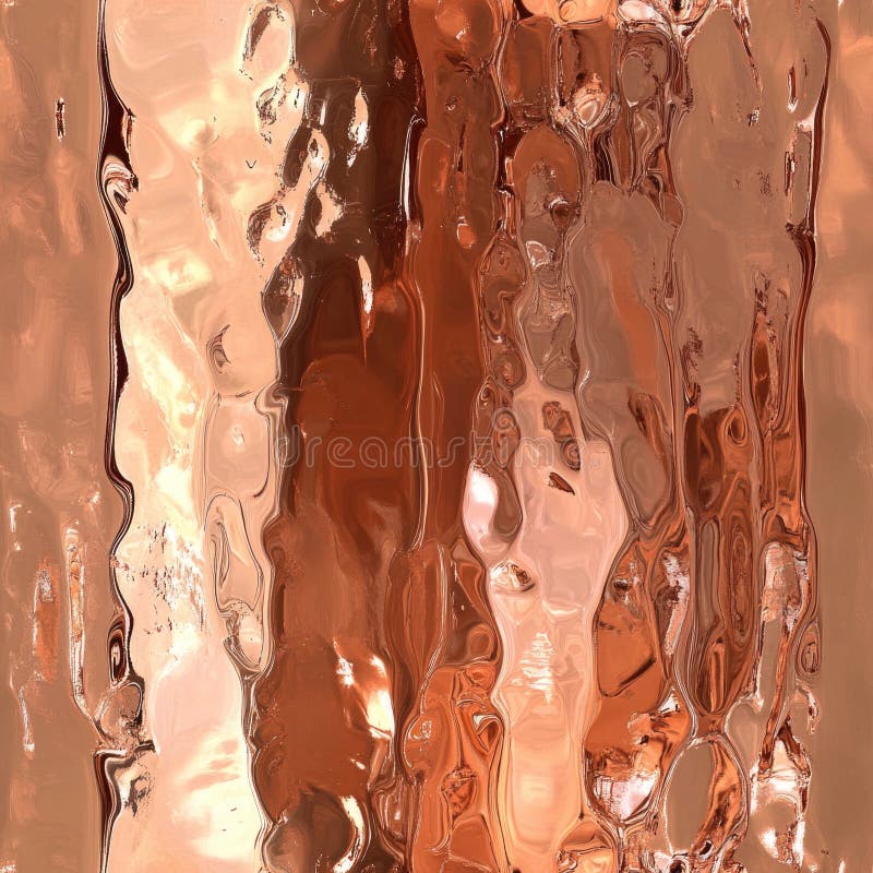 Photo of a Seamless Polished Copper Texture Stock Photo - Image of ...