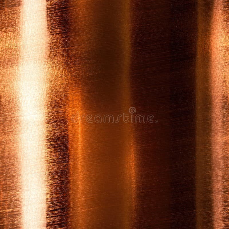 Photo of a Seamless Polished Copper Texture Stock Photo - Image of ...