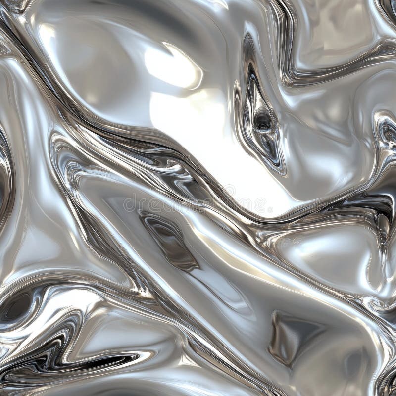 Photo of a Seamless Polished Metal Texture Stock Illustration - Illustration of curve, metal ...
