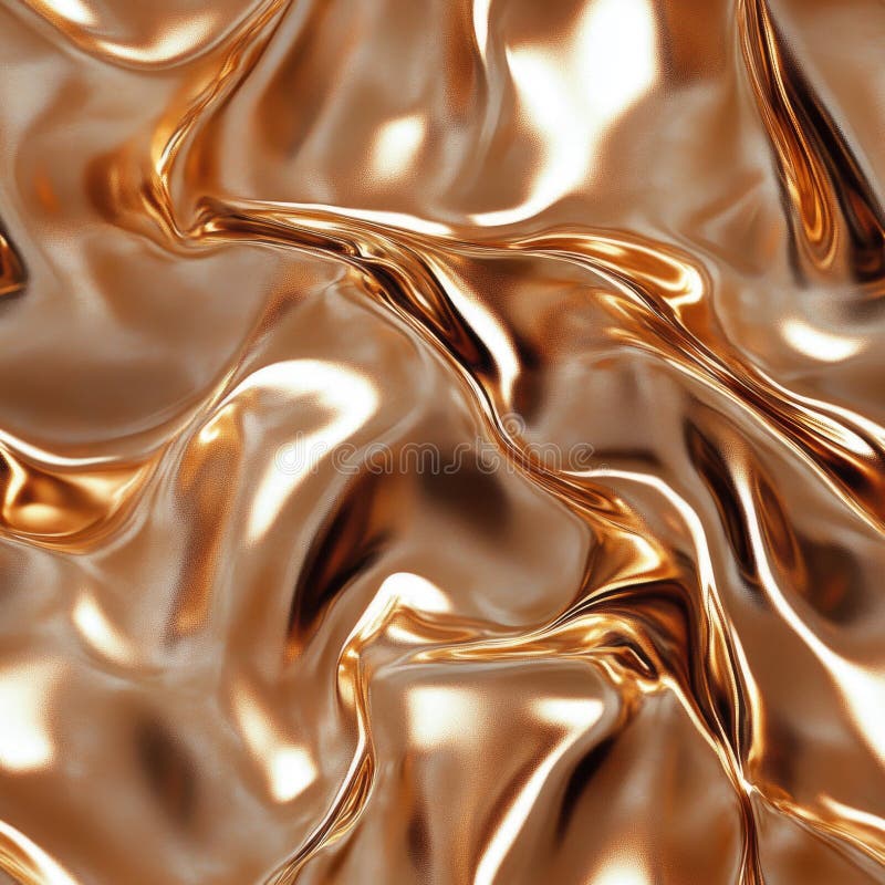 Photo of a Seamless Smooth Bronze Texture Stock Photo - Image of wave ...