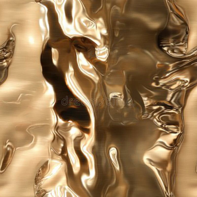 Photo of a Seamless Smooth Bronze Texture Stock Illustration ...