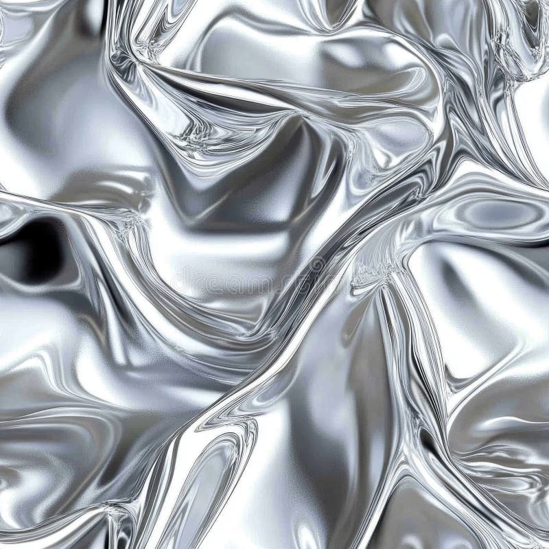 Photo of a Seamless Smooth Chrome Texture Stock Photo - Image of clean ...