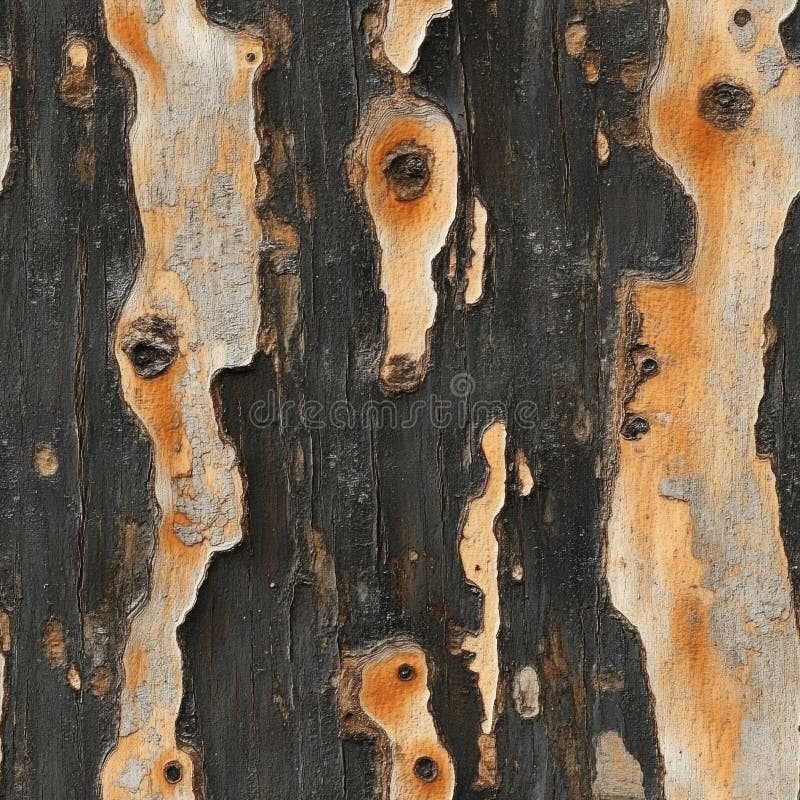 Photo of a Seamless Texture of Alder Bark Stock Photo - Image of wooden ...