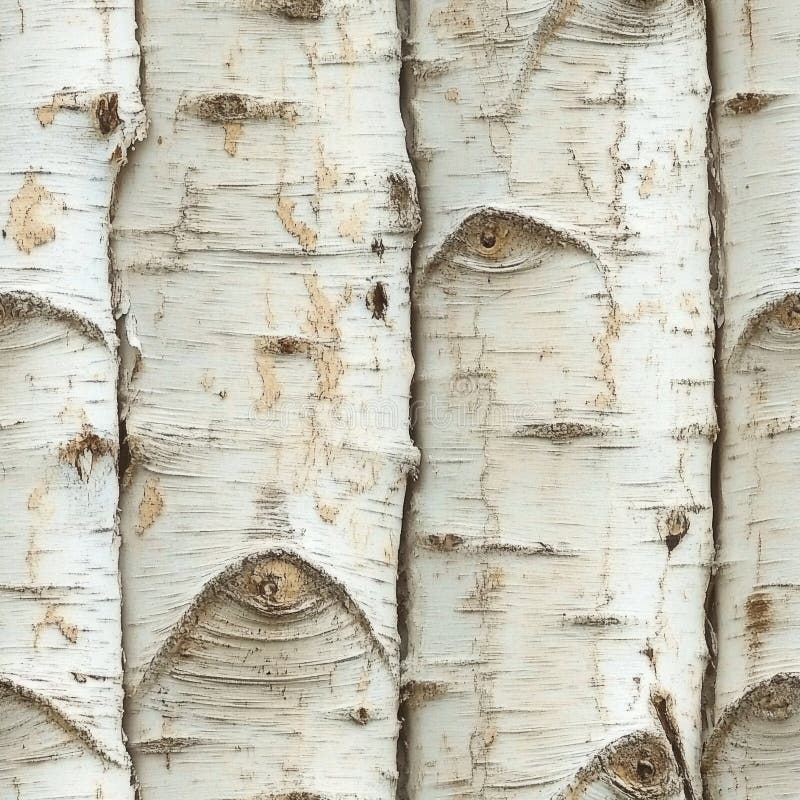 Photo of a Seamless Texture of Birch Tree Bark, Smooth with Fine ...