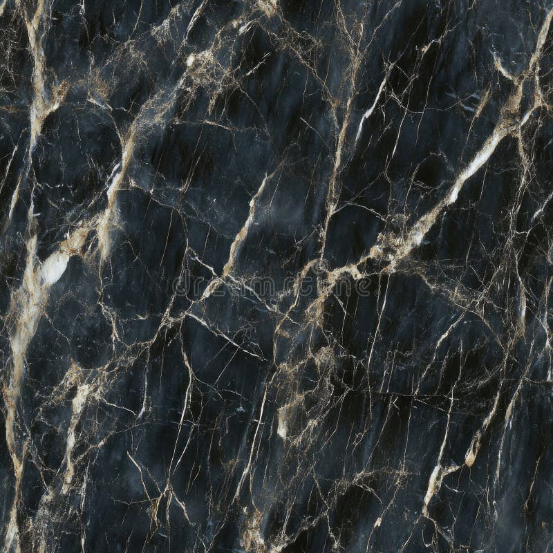 Photo of a Seamless Texture of Black Marble Stock Image - Image of dark ...