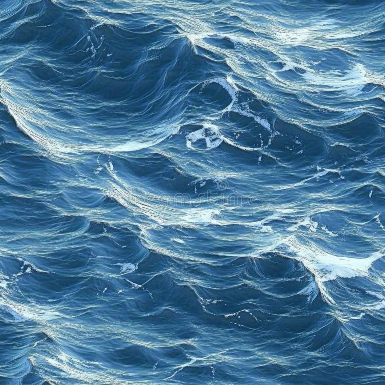 Photo of a Seamless Texture of Deep Ocean Water Stock Photo - Image of ...