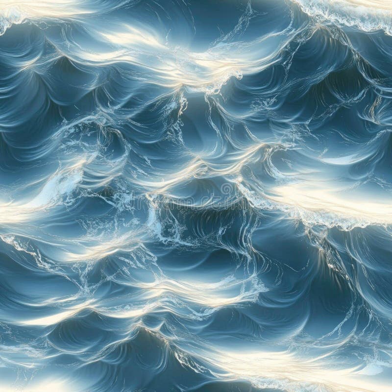 Photo of a Seamless Texture of Gentle Ocean Waves Stock Photo - Image ...