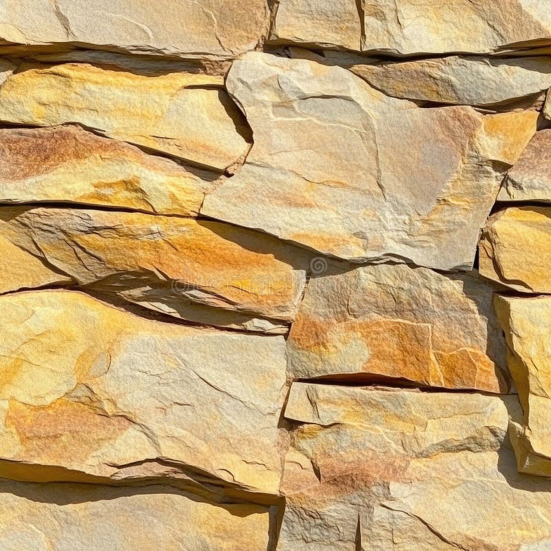 Photo of a Seamless Texture of Golden Sandstone Stock Image - Image of ...