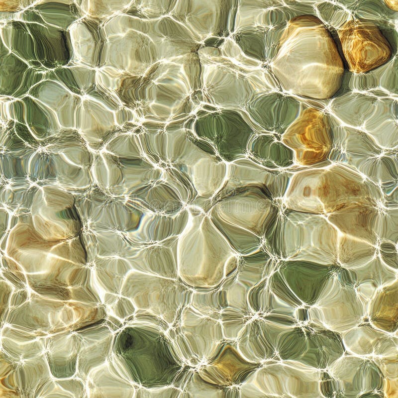 Photo of a Seamless Texture of Pond Water, Soft Reflections Stock Photo ...