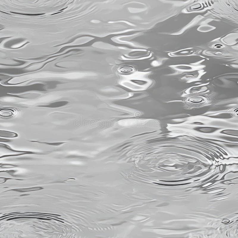 Photo of a Seamless Texture of Rain on Water, Gentle Raindrop Ripples ...