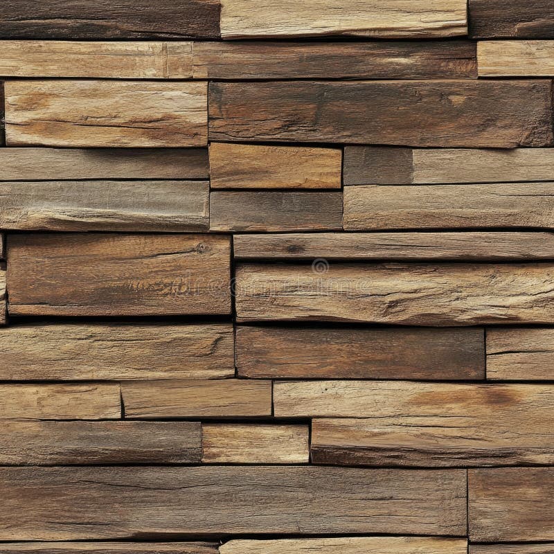 Photo of a Seamless Texture of Reclaimed Wood Stock Image - Image of ...