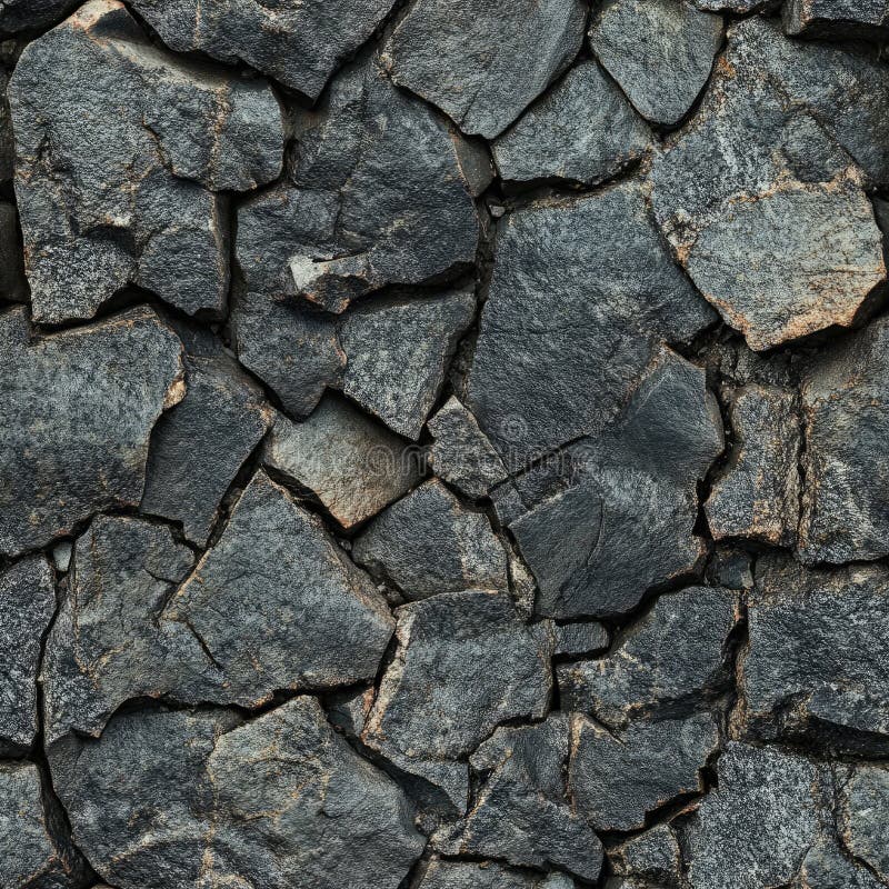 Photo of a Seamless Texture of Rough Basalt Stock Image - Image of dark ...