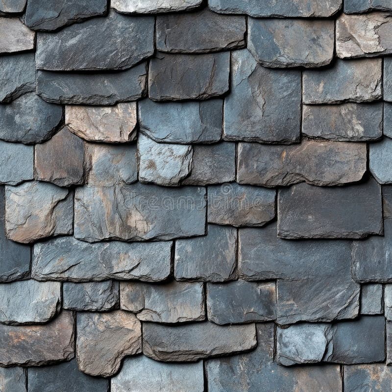 Photo of a Seamless Texture of Slate Stock Image - Image of dark ...