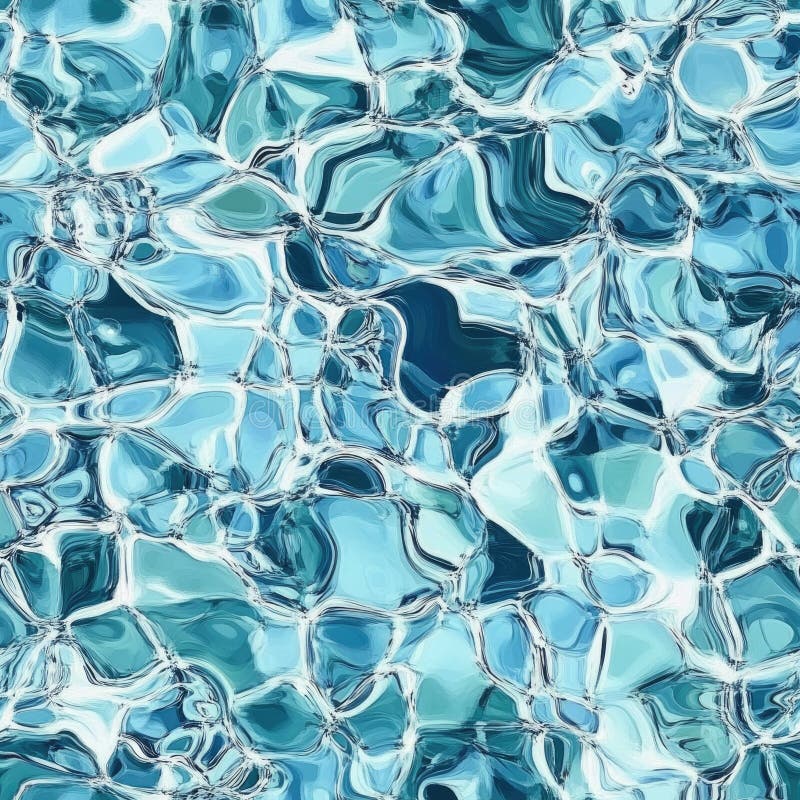 Photo of a Seamless Texture of Sparkling Pool Water Stock Image - Image ...